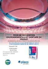 Doublages Placostil® sur montants - 1x Placoplatre® BA 13 + 1x Placomarine® BA 13 - Stil® ML 48 ...