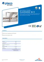 Doublages Placostil® sur montants - 1x Placoplatre® BA 13 + 1x ...