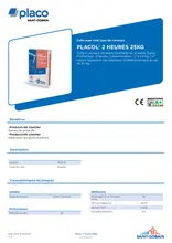 Placol® 2 Heures 25kg | Placo®