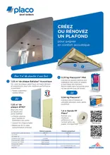 Plafonds Sur montants Stil® suspendu - Charpente métallique - 2x Placo ...