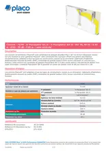 Cloisons - 72/48 - 1x Placoplatre® BA 13 - 1x Placoplatre® BA 13 - Stil ...