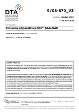 Cloisons - SAD200 - 2x Placoplatre® BA 13 - 3x Placoplatre® BA 13 ...