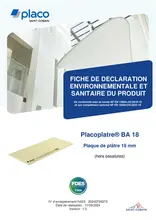 Doublages Placostil® sur montants - 1x Placoplatre® BA 18 - Stil® M 90 ...