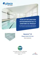 Cloisons - 95/70 - 1x Aquaroc® 13 - 1x Aquaroc® 13 - Hydrostil®+ M 70 500h - 0,6 - Double - m ...