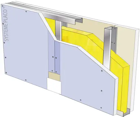 Cloisons - 120/70 - 1x Placo® Duo'Tech® 25 - 1x Placo® Duo’Tech® 25 ...