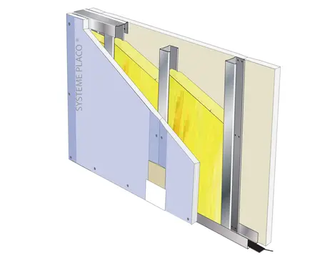 Cloisons - SAA140 - 1x Placo® Duo'Tech® 25 - 1x Placo® Duo'Tech® 25 ...
