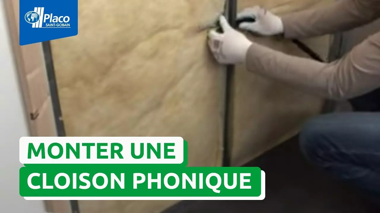 Plaque de platre phonique - Placo®